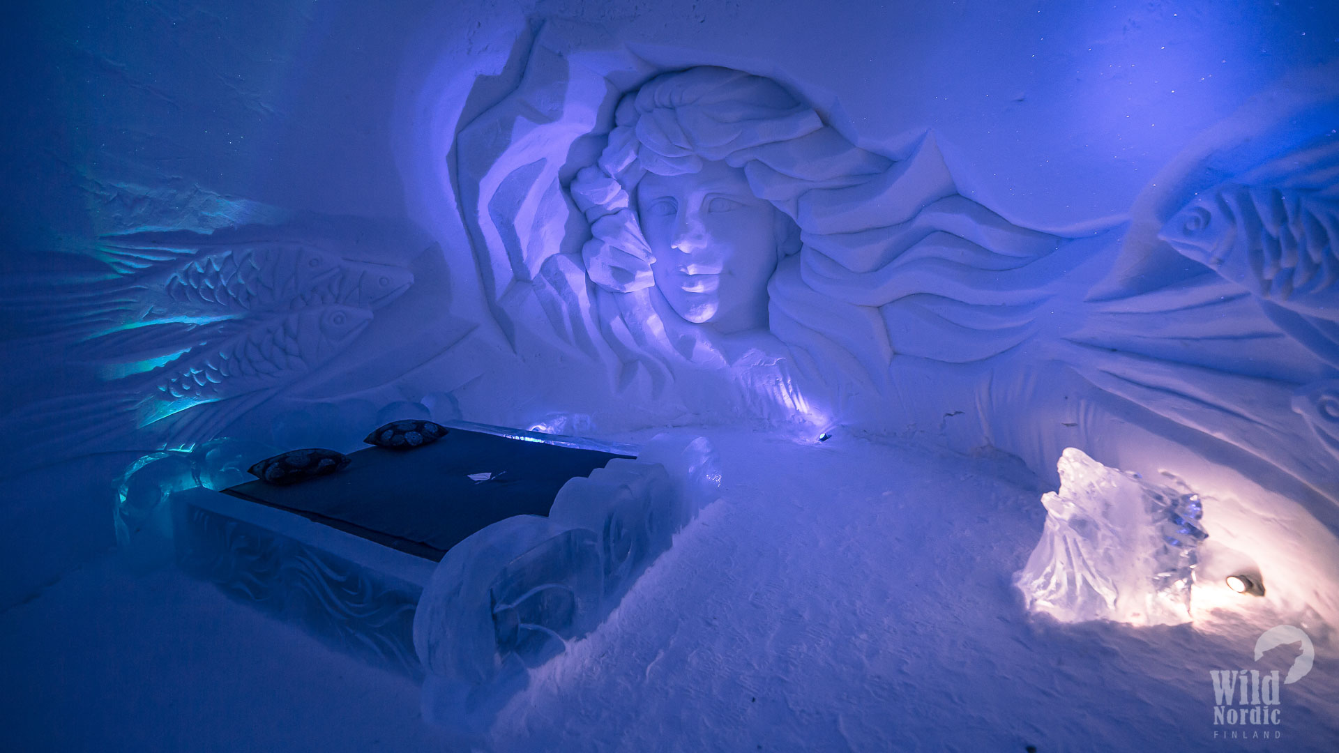 Snowmobile Safari to Levi Ice Gallery - Taxari Travel Agency Lapland