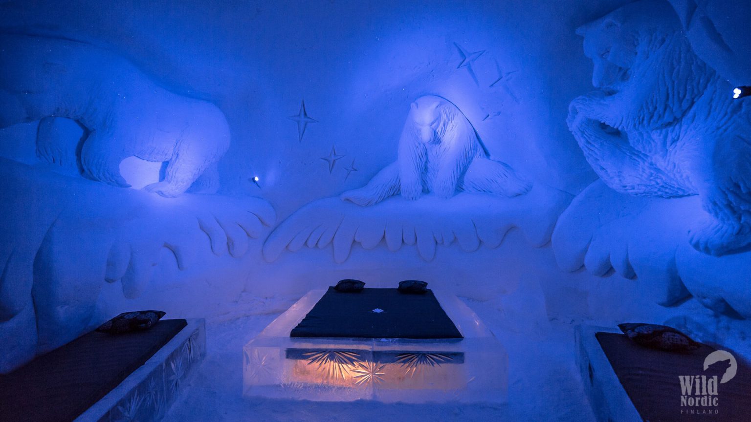 Snowmobile Safari to Levi Ice Gallery - Taxari Travel Agency Lapland